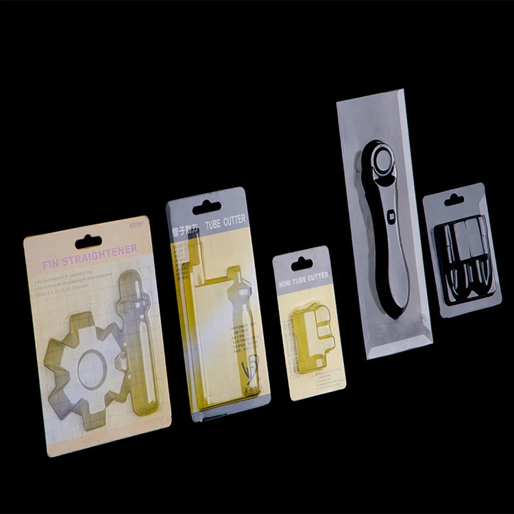 Custom Clear Hinged Clamshell Style Plastic Blister Packaging