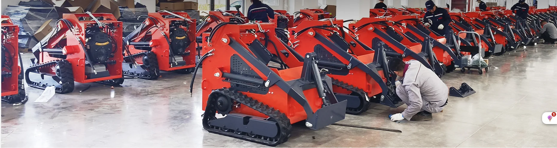 Cheap Crawler Skid Steer Loaders with High Load Moment