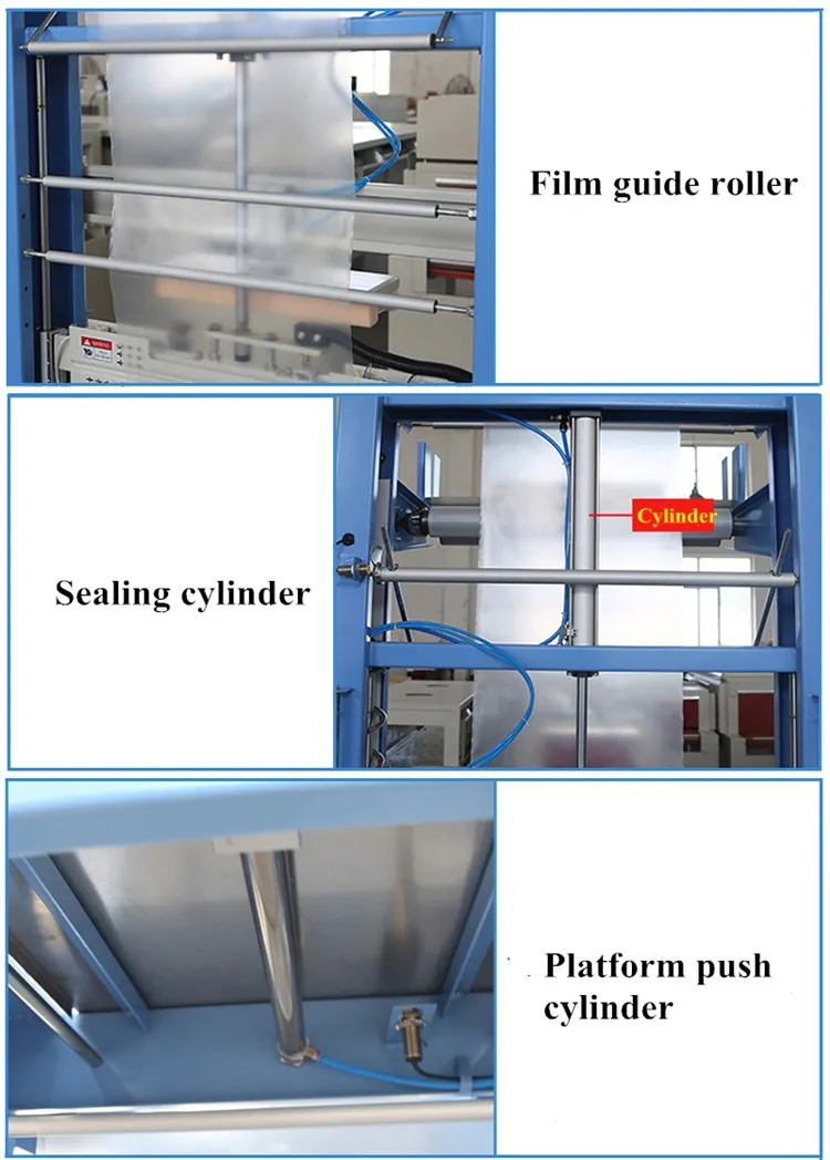 Automatic Battery Wrapping Plastic Bottle Shrink Wrap Machine