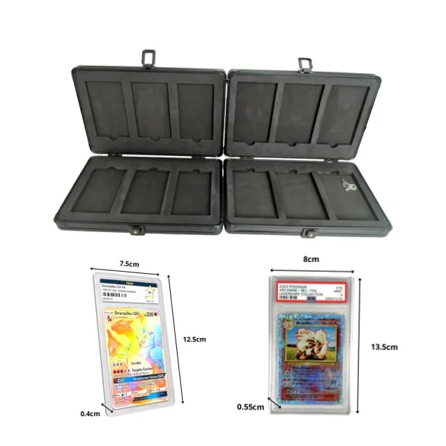 Sports Trading Card Collection Storage Case Psa Graded Card Poke Mon ...