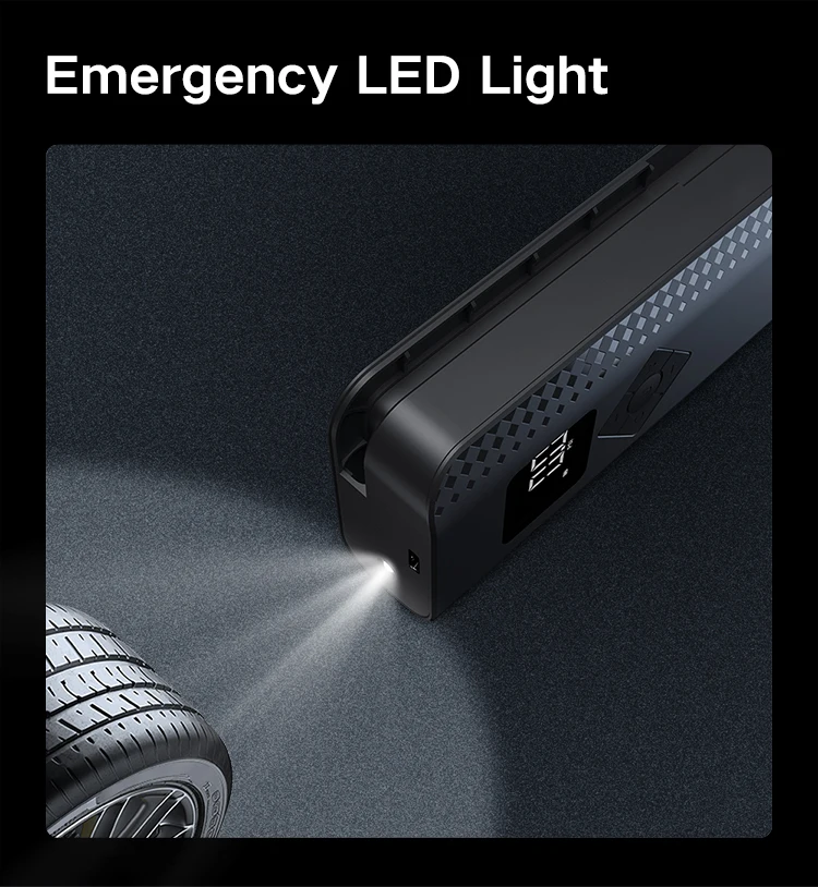 Customizable Mini Portable Electric Tyre Pump - Smart & Durable