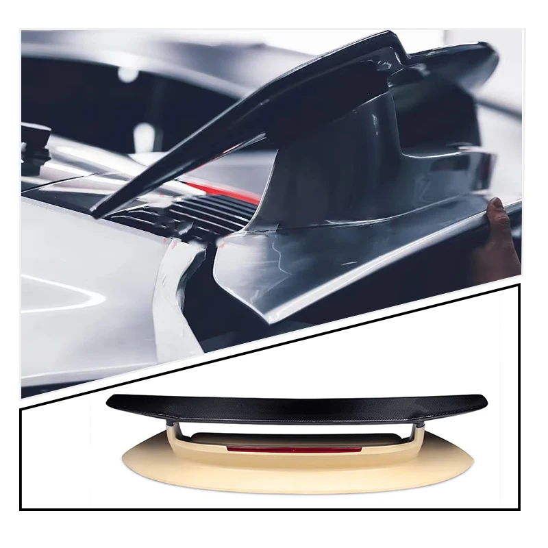 SD Style rear spoiler Dry Carbon Fiber Rear Trunk Spoiler Wing For ...
