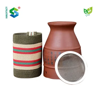 Hanloyalty Purple Sand Ceramic Moxibustion Massage Jar Set Household ...