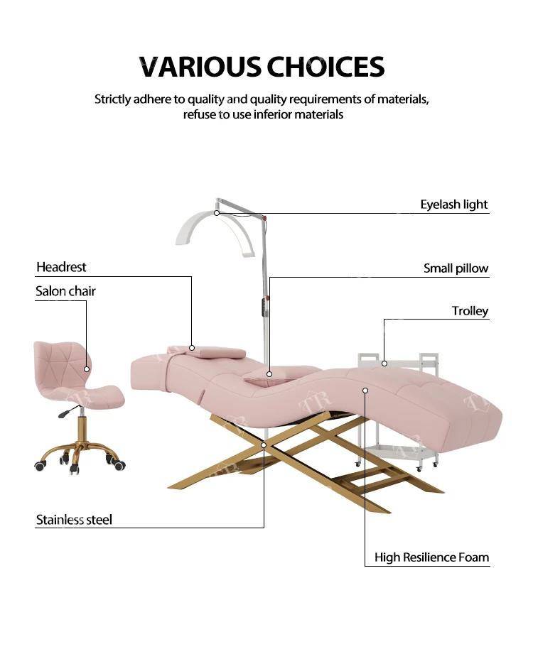 Turri Luxury Curved Lash Chair - Perfect for Spa Treatments