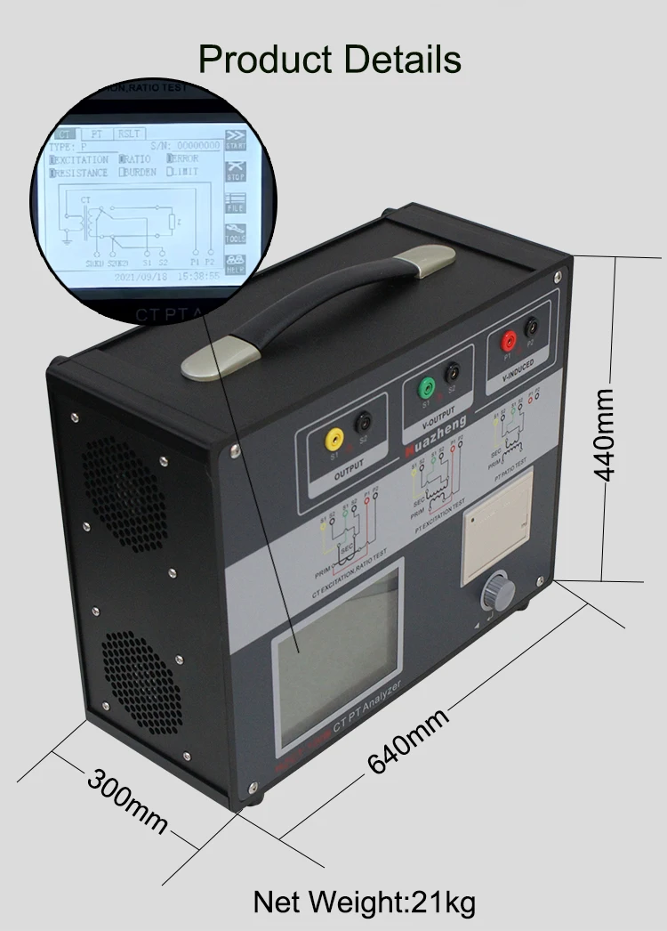 Huazheng Electric Current Transformer Polarity Test Ct Pt Excitation ...