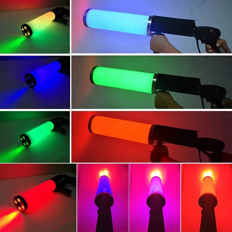 Ava Rgb Led Co2 Dj Gun Party Wedding Concert Stage Effect Smoke Gun ...