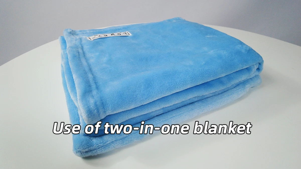 Logo Custom Blankets Premium Soft 2 In 1 Hand Luggage Sleeve Backpack ...