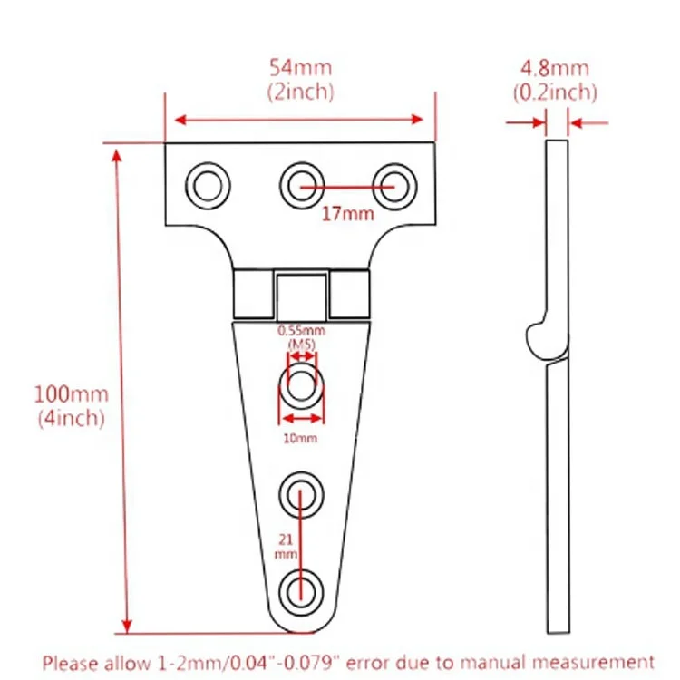100*54*4.8mm 316 Stainless Steel Ship Yacht Accessories Marine Hardware ...