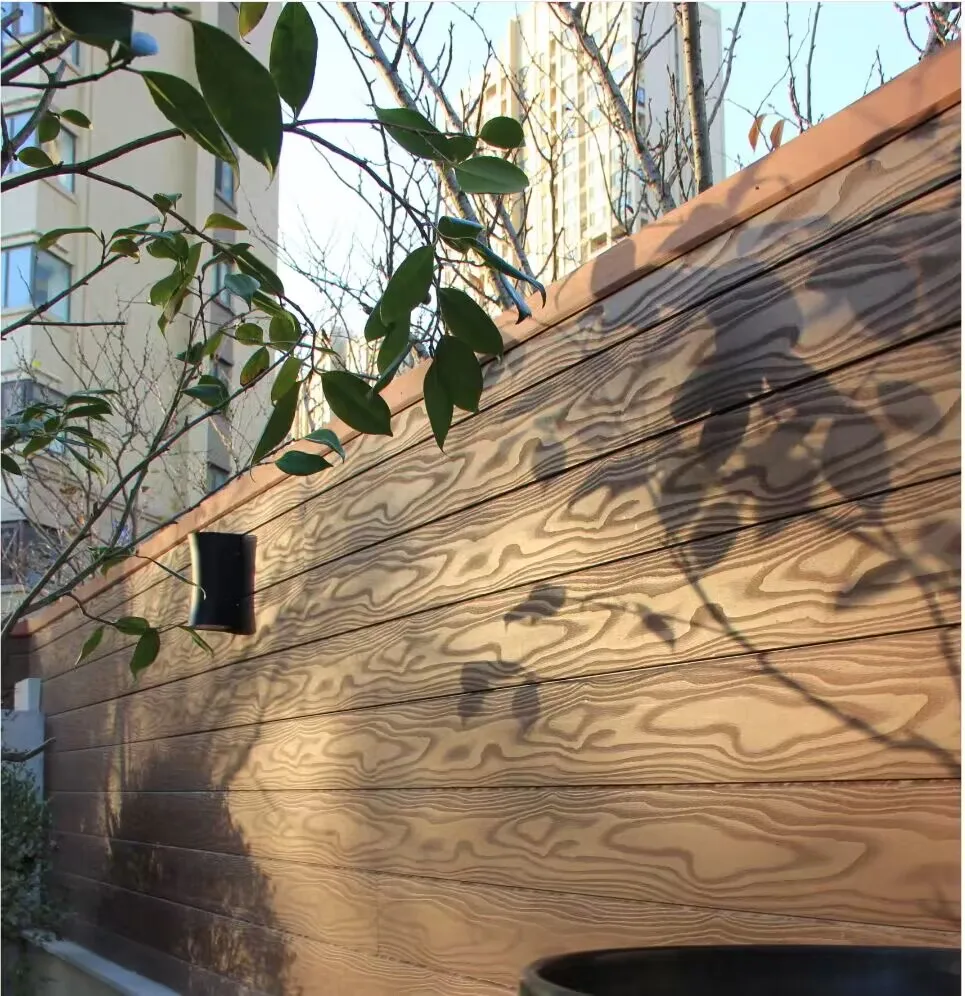 Vertical WPC Fluted Wall Panels - Durable Exterior Cladding