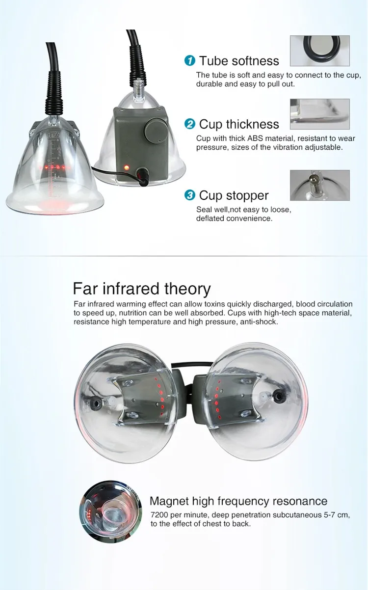 Strong Suction Body Massage Butt Lifting Breast Enlargement Cupping ...