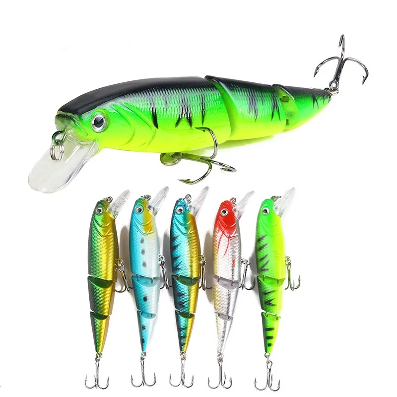 Segmented Bait realistic Lures mini chad shad trout large fishing lures ...