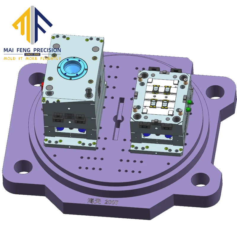 Dual Injection Molding Household Product Molded Plastic Holder with ...