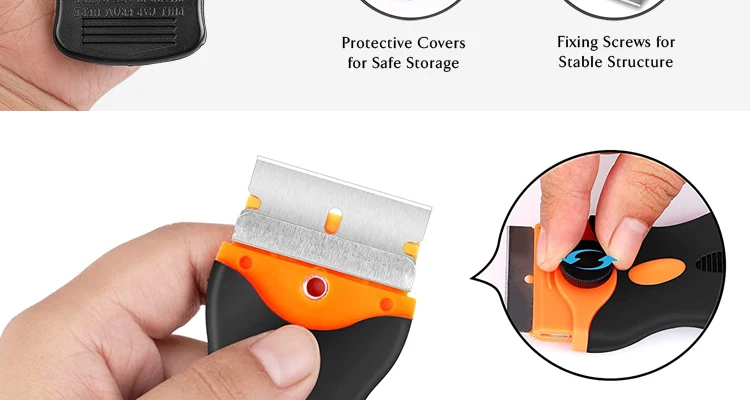 Multi-purpose Plastic Razor Blade Glue Scraper Tool Set - Buy Multi ...