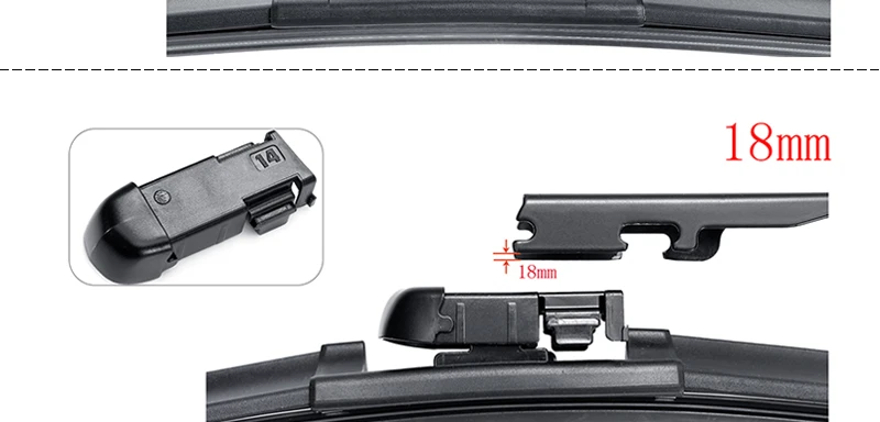 Baoyi Quality Multifit Flat Replaceable Adapter Frameless Windshield ...