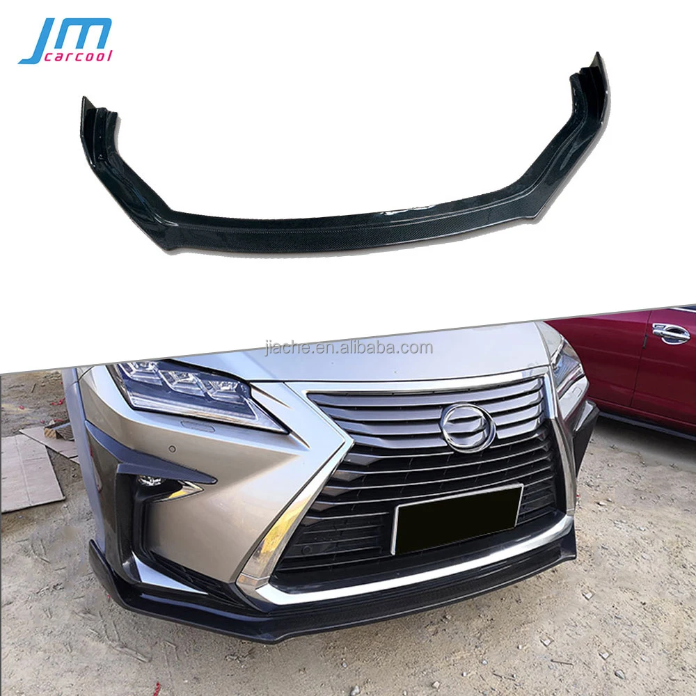 Lexus RX300 RX450H Carbon Fiber Front Lip Spoiler 2016-2019