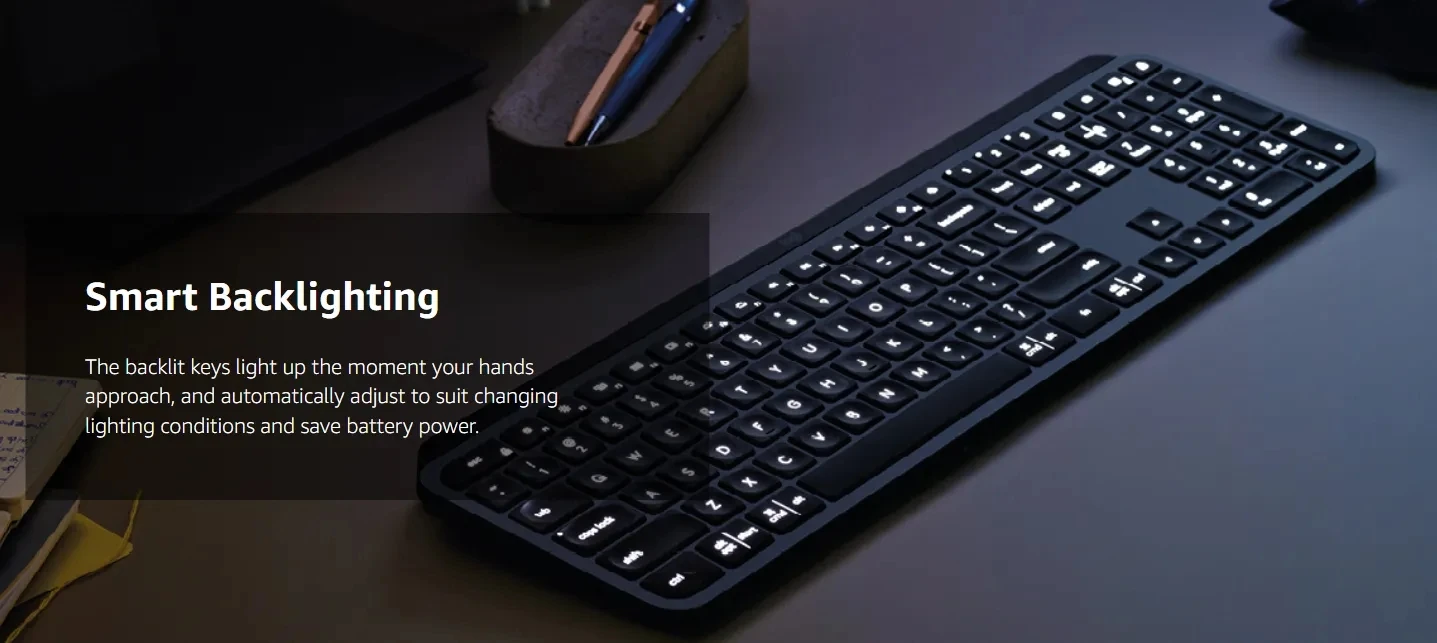 Logitech MX Keys for Business 2.4GHz Keyboard Dual Mode Intelligent ...