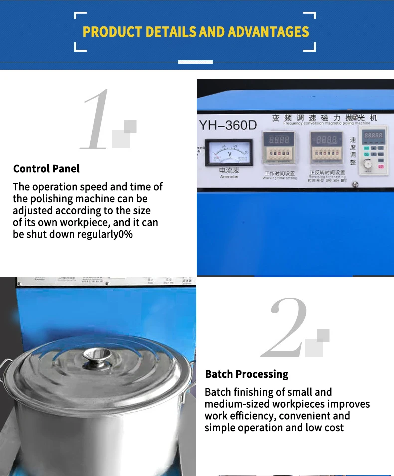 Good Performance High Speed Magnetic Surface Polishing Machine Jeweler ...