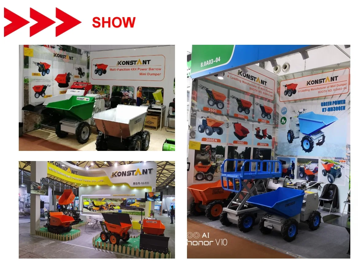 Heavy-Duty Concrete Buggy Electric Mini Tipper Dumper 300kgs Small ...