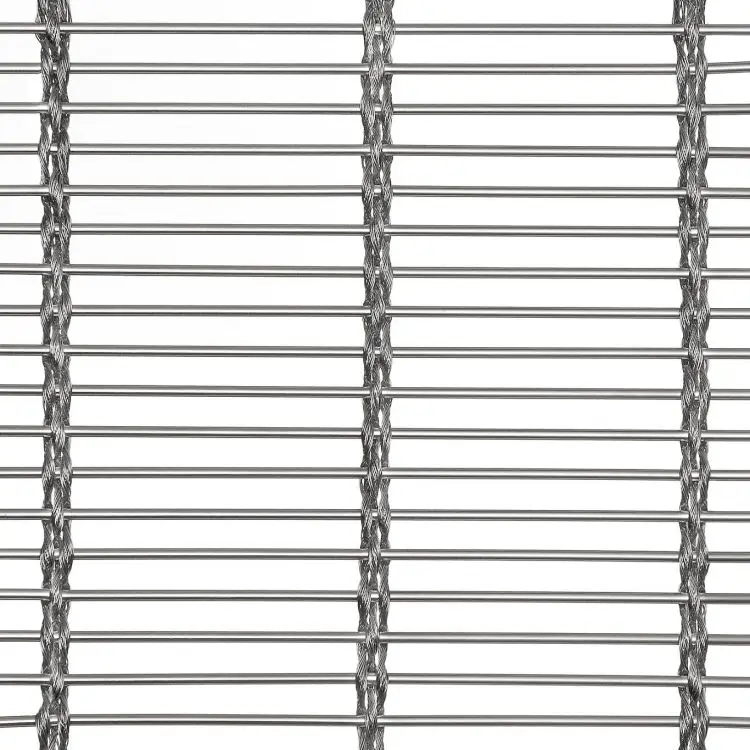Room Divider Aisi304 Square Weave Wire Mesh,Crimped Type Architectural ...