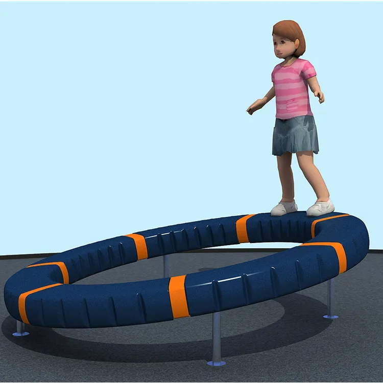 Kids Outdoor Big Slanting Rotational Ring Spinning Play Equipment ...