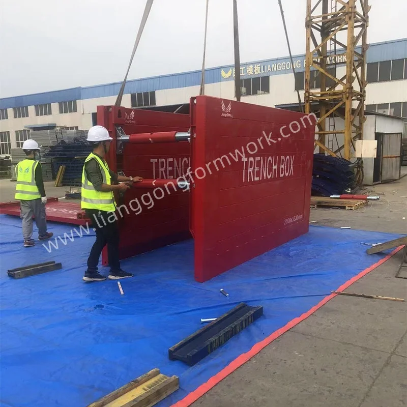 Trench Shield Trench Box Shoring Boxes for Excavation Safety