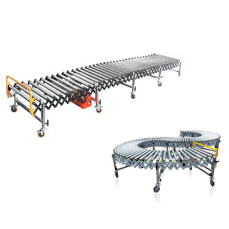 Industrial Roller Conveyor Belt Plant Stainless Steel Roller Conveyor ...