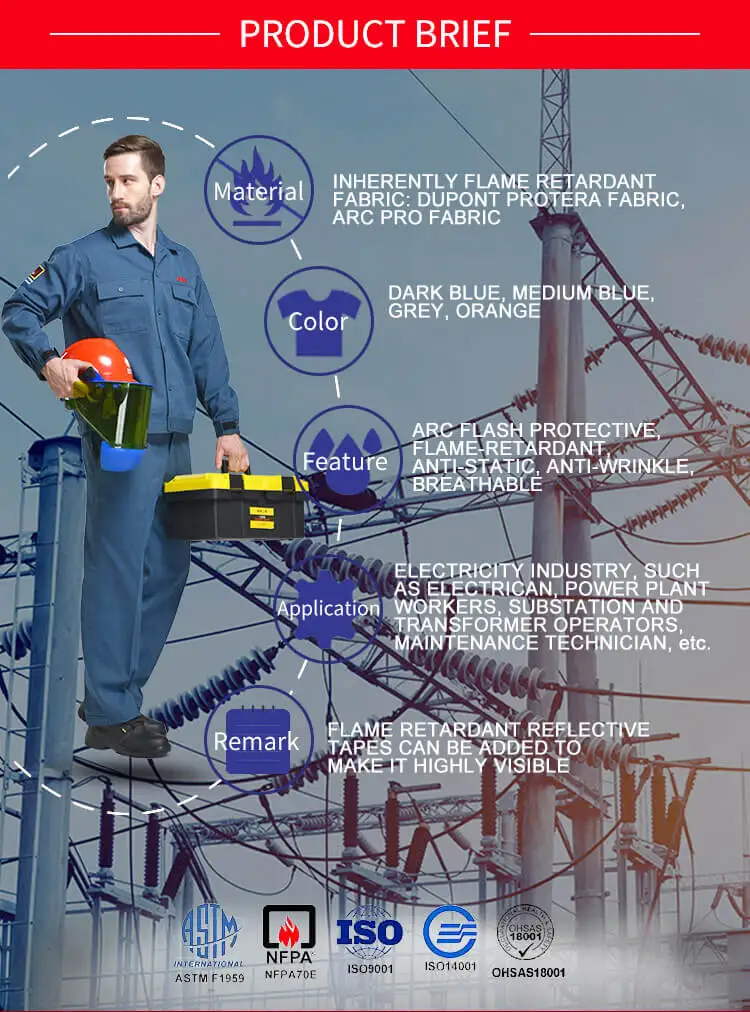 Electrical Arcli Flashes Suits 8cal Arc Flash Electrical Arc Resistant ...