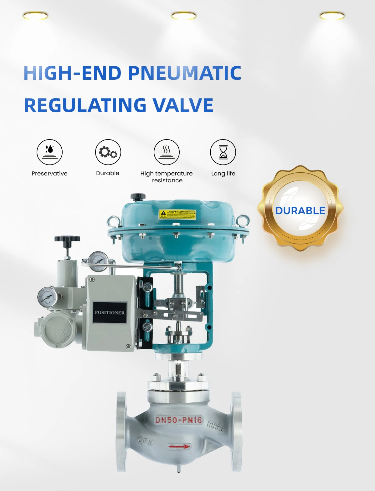 Pneumatic Actuator,Filter Regulator,Pneumatic Control Valve With ...