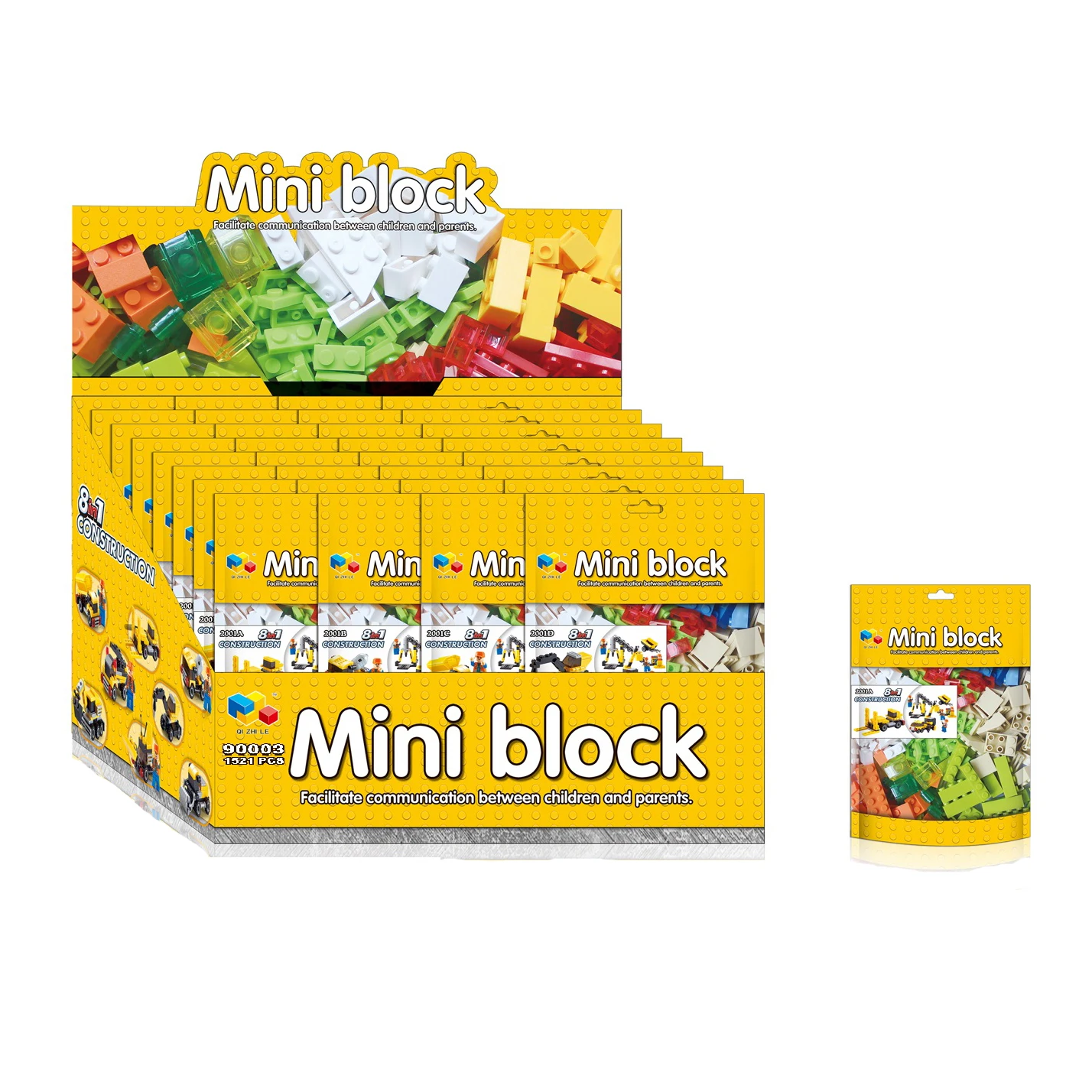 QIZHILE 32 Packs Mini Blocks,juguetes Para Los Ninos Juguetes,8 in 1 ...