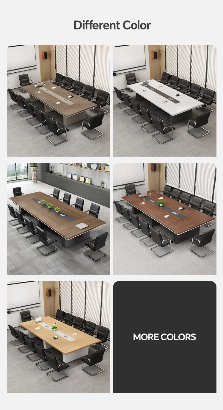 Luxury Long Wooden Microphone Office Conference Table Conference Tables ...