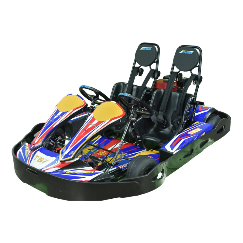 Wholesale Dual Two Seater Go Cart Racing Karts with 4 Wheels