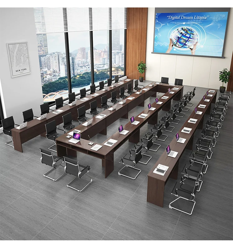 Movable Modular Wooden Combinable Multifunctional Office Table Mesa De ...