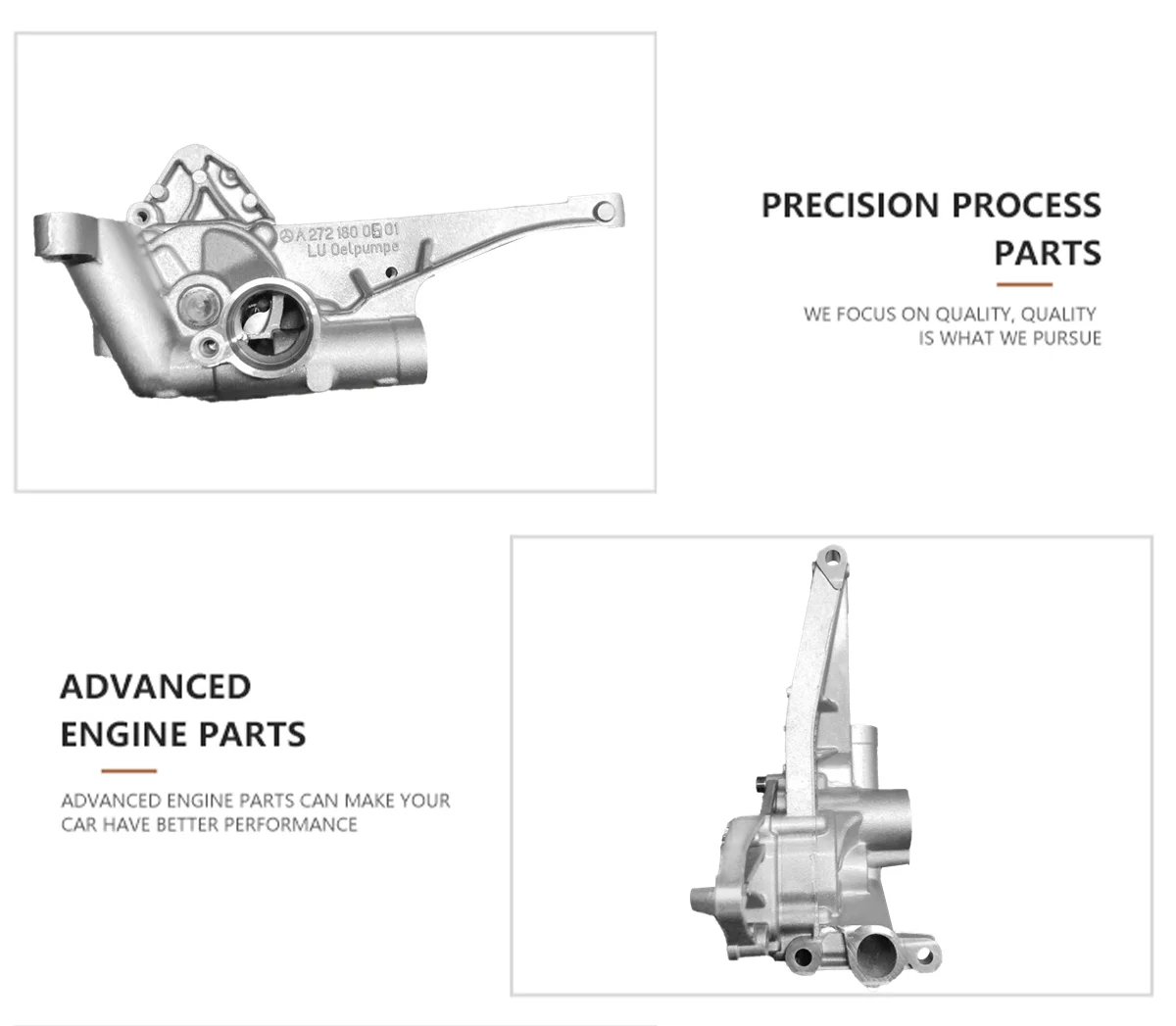 Oem A2721800701 A272180050 Wholesale Precision Oil Pump Balance Shaft ...