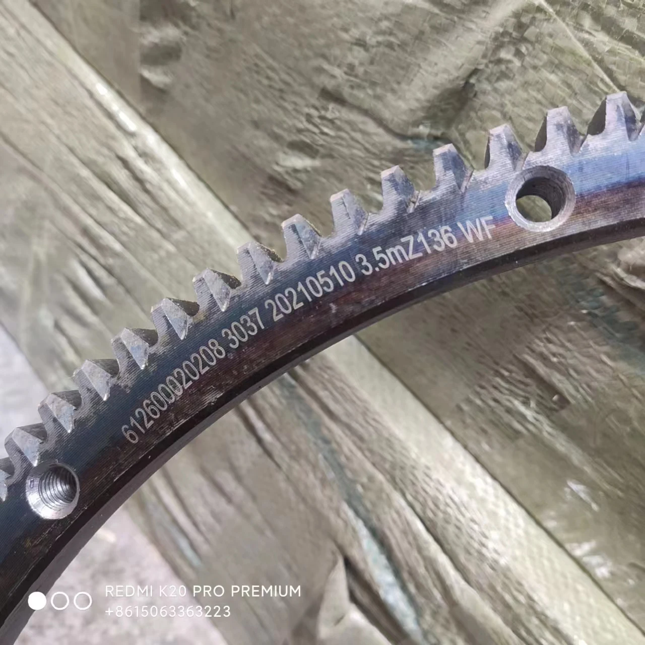 Faw Sinotruck Weichai Engine Parts Flywheel Ring Gear 612600020208 ...