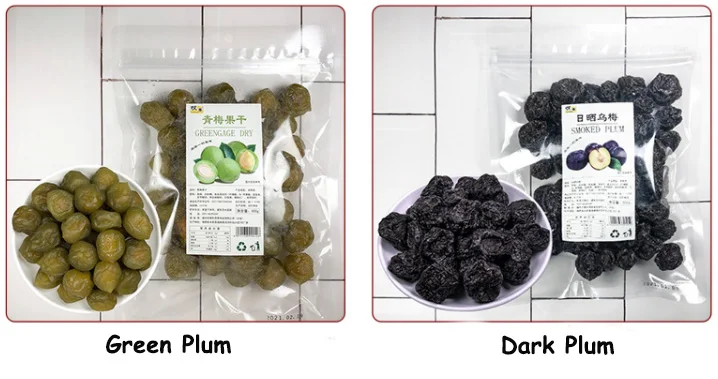Chinese Sweet And Sour Taste Dried Plums Preserved Dried Prunes - Buy ...