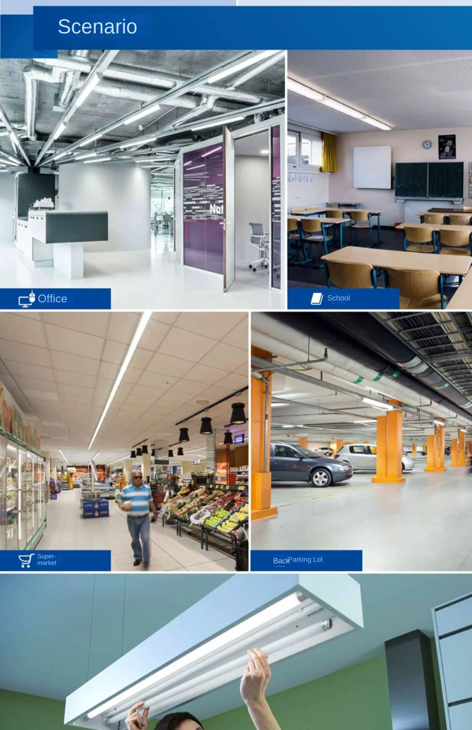 Philips T5t8 Fluorescent Tubes - Long-Lasting, Efficient Light