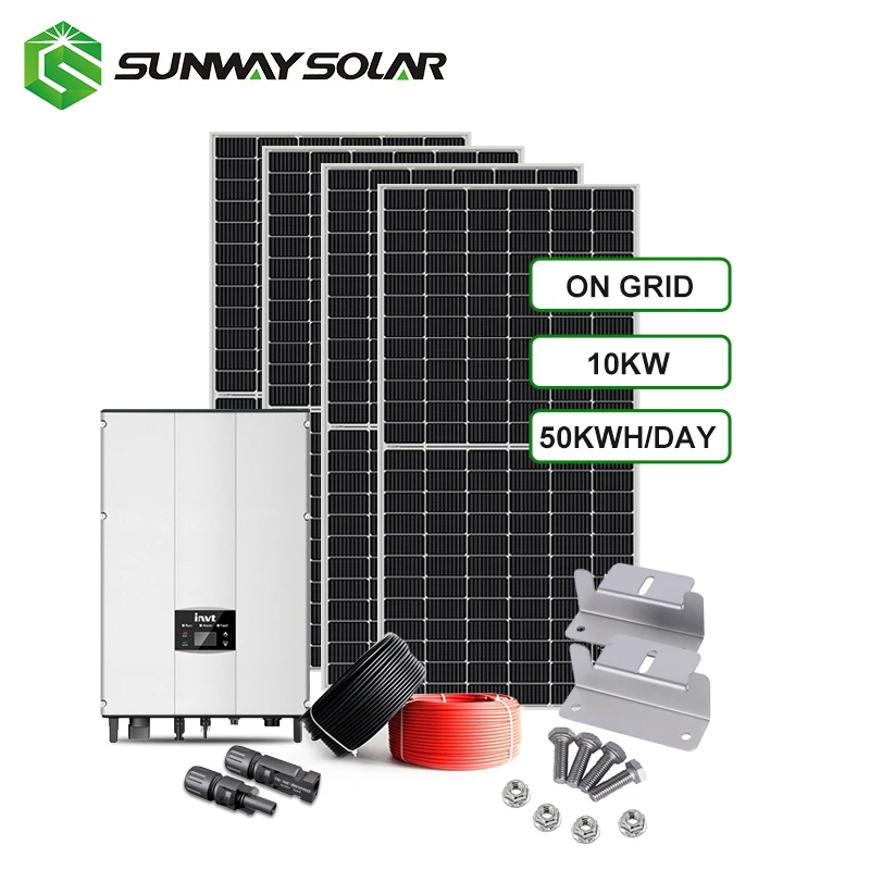 Net Metering Solar System On Grid Kit 10kw 8kw All Ip65 Outdoor Solar ...