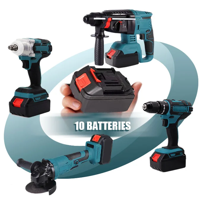 HOTO Household Tool Kit - Versatile Power and Garden Tools