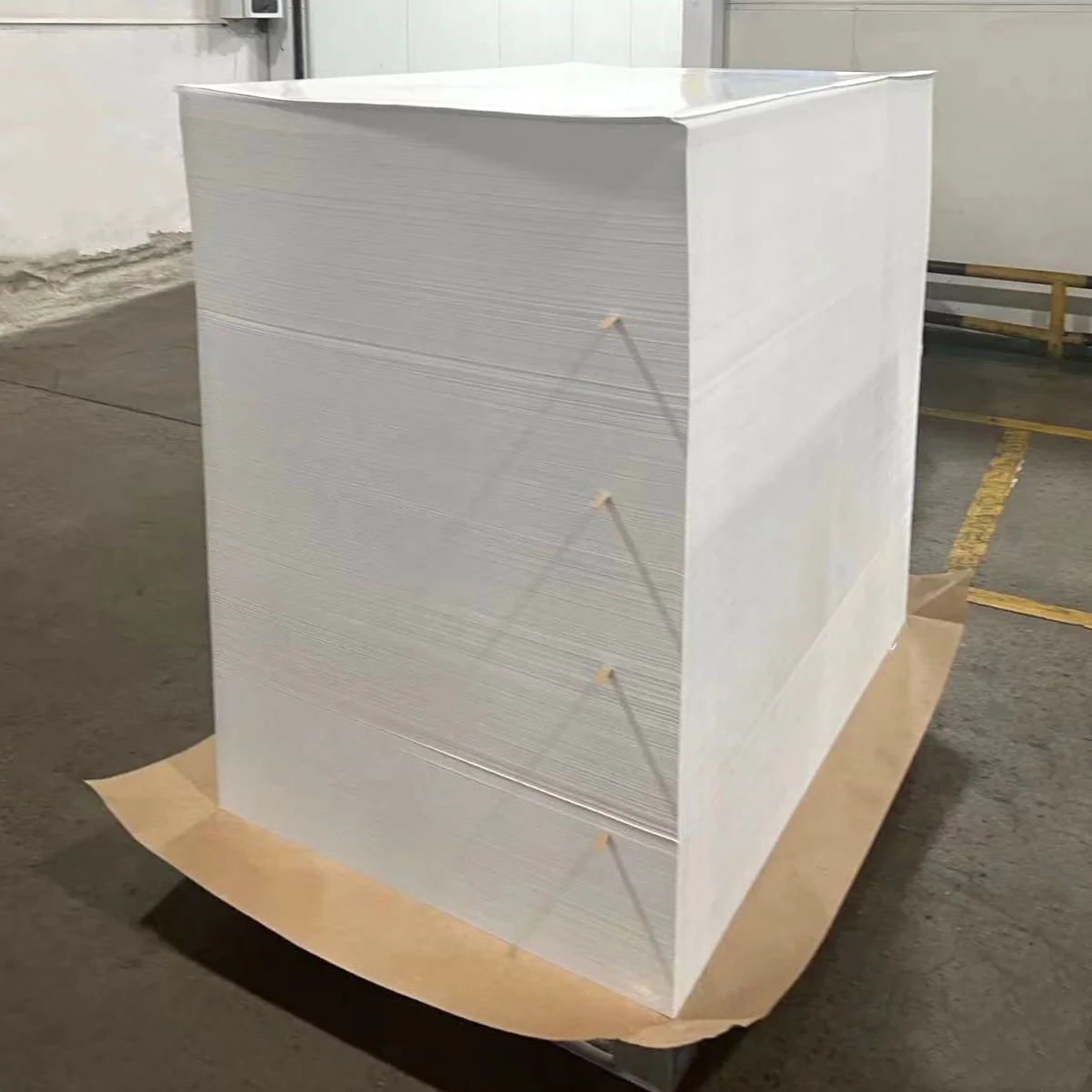 High Glossy Paper 70x100cm White Cast Coated Art Paper Sheet Backslit ...