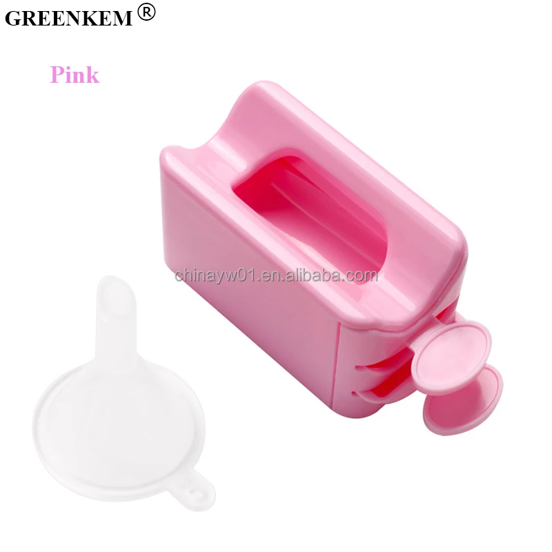 Nail Powder Recycling Box Glitter Diamond Powder Storage Collection Box ...