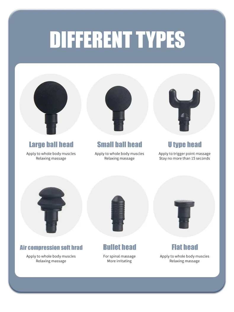 Mini Muscle Relaxer Portable Vibration Massage Gun Multi-color Fascia ...