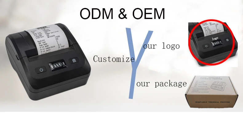 Black Small Size Supermarket Restaurant Ticket Printing Bluetooth Pos ...