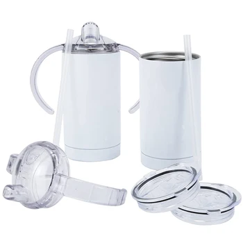 Ready To Ship 12 Oz Kids Indestructible Sublimation Tumblers Sippy Cup ...