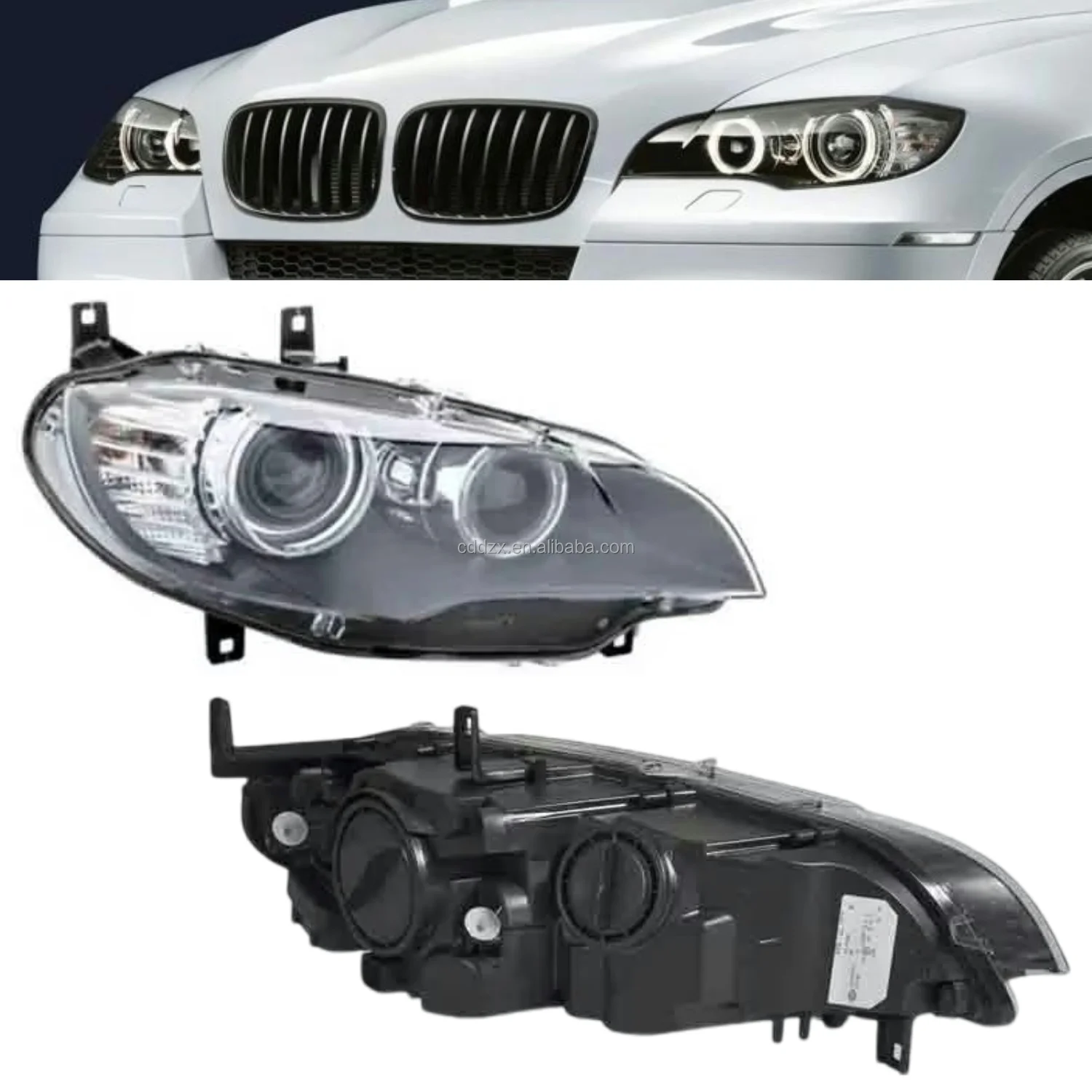 X6 E71 E72 2008-2014 HID Xenon AFS Headlight Front Headlamp OEM ...