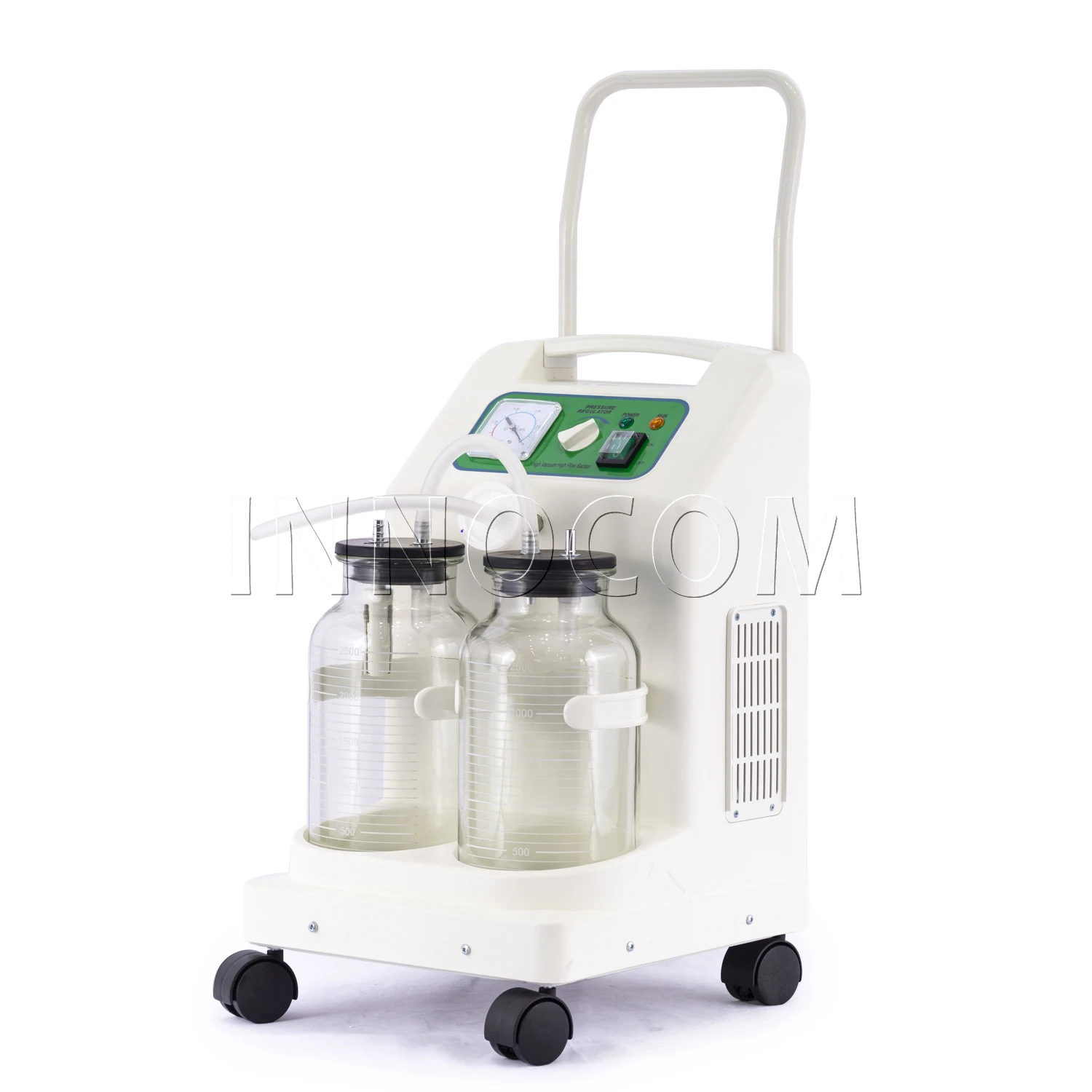 Medical Suction Machine Trolley Unit High Vacuum High Flow Electric ...