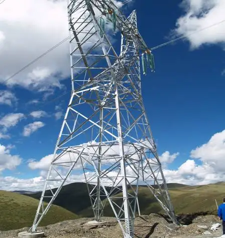 33kv 66kv 138kv 220kv Transmission Line Tower Steel Tube Pylons Self ...