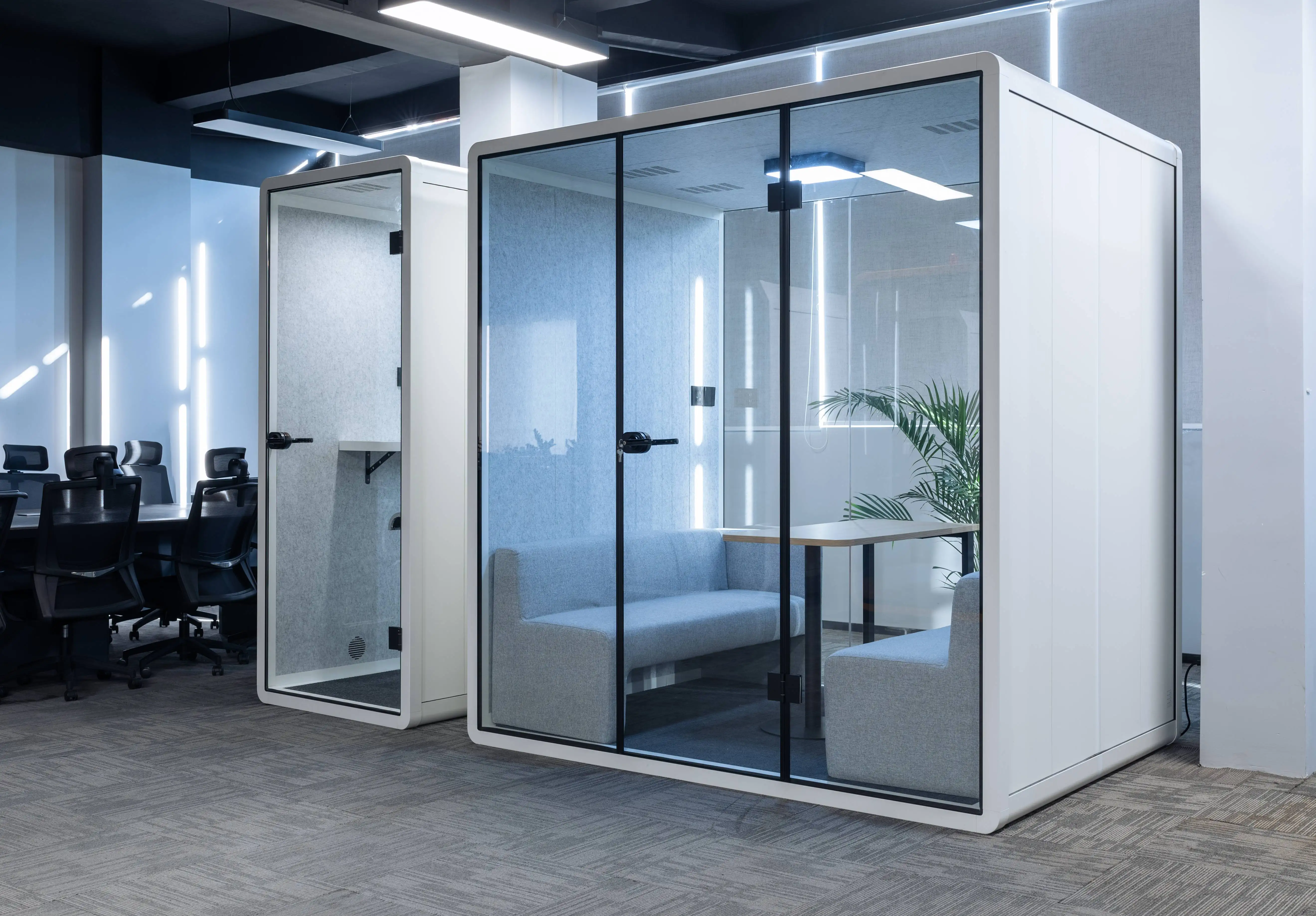 Soundproof Office Pods - Privacy and Acoustic Comfort