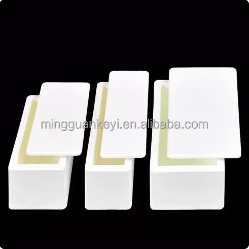 70ml 99% MgO Square Crucible with Lid / Without Lid High Temperature ...