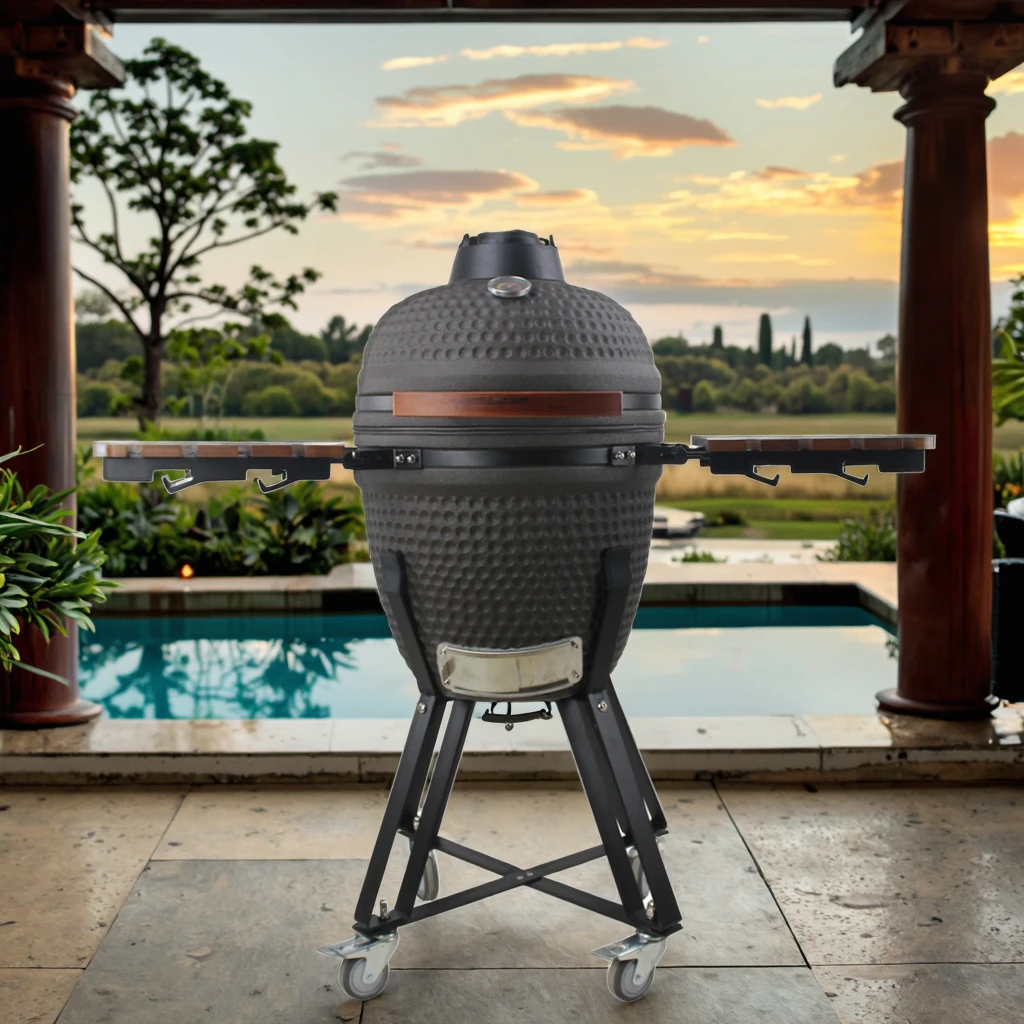 Garden Supplies Auplex Ceramic Frosted Glaze Kamado Joe 18 Inch ...