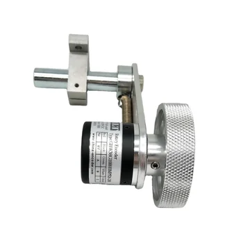 Custom Length Encoder Wheel Knurl Aluminum PU Rotary Encoder Measuring